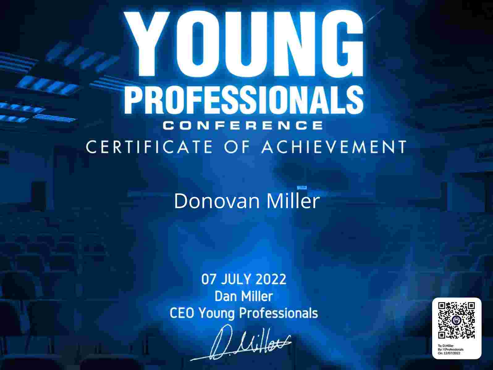 Donovan Miller | Young Professionals
